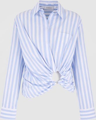 Sportmax Chemise Palmizi Azzurro