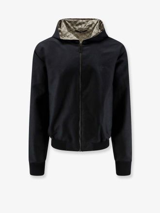 Gucci Reversible cotton and GG nylon jacket - GUCCI - gender_Man