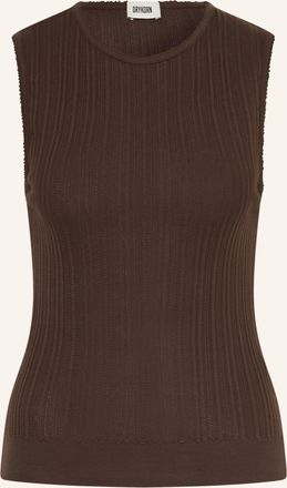 Drykorn Drykorn Stricktop Farida braun