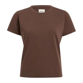 Khaite Emmylou Tee Shirt - Femme - Tops - Brun - Taille: 42 FR