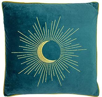 furn. Astrid Kissenbezug, Samt, Teal, 50 x 50 cm