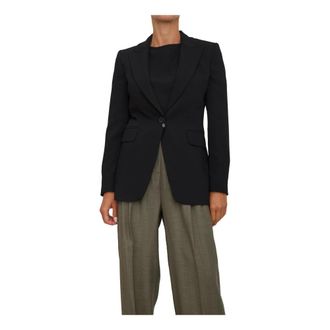 Marella Schwarze Jacke 100% Polyester - - Jackets - Damen - Schwarzk - M