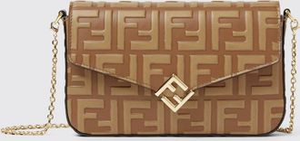 Fendi Sac Bandouli&egrave;re FENDI Femme couleur Chair