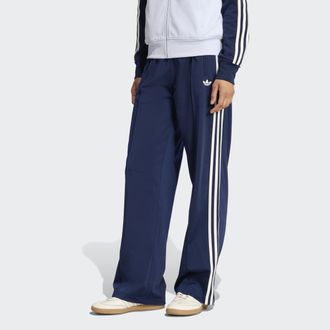 adidas Sporthose ADIDAS ORIGINALS FIREBIRD, LOCKER GESCHNITTEN, Damen, Gr. XL, N-Gr, blau (night indigo, sanftes wei&szlig;, normal, gr.), Obermaterial: 100% Polye