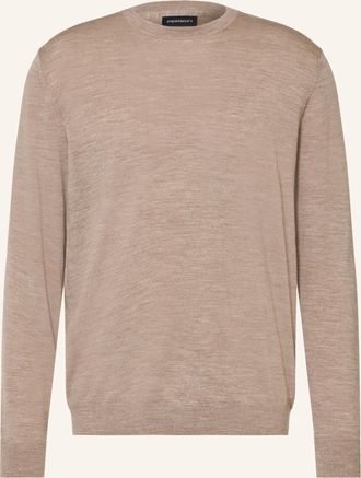 Strokesman's Strokesmans Pullover Aus Merinowolle beige