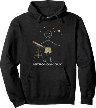 Whyitsme Design Lustiger Astronomie-Astronomie Guy Boy Astronomer Star Gazing Pullover Hoodie