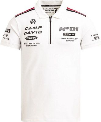 Camp David Poloshirt mit Baumwolle