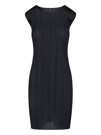 Issey Miyake Falten Mini-Kleid