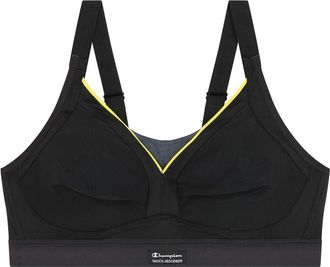 Champion Damen Shock Absorber S015F-Active Shaped Support Sport BH, Undurchsichtige, Schwarz, 85E
