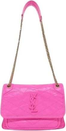 Saint Laurent Pre-owned Sac Niki Baby en cuir dagneau - Femme - Pre-owned - Rose - Taille: ONE Size