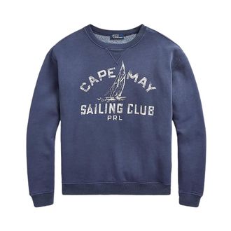 Polo Ralph Lauren Femme, Sweatshirts et sweats &agrave; capuche, Bleu, Taille: 40 FR Polo &agrave; Manches Longues