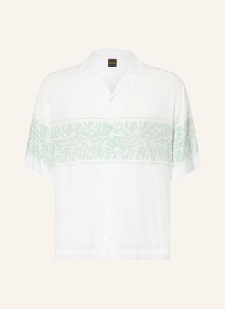 HUGO BOSS Resorthemd Lapisy Relaxed Fit weiss