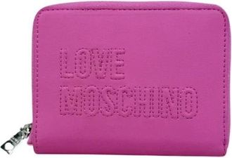 Love Moschino Femme, Accessoires, Rose, Taille: ONE Size Grs Portafogli Piccolo c/Zip