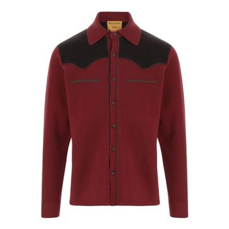Guest In Residence Western Button Up! Hemd - - Knitwear - Herren - Rot - L
