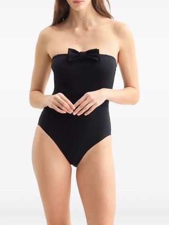 Eres Womens Dresscode Bow-Detail Strapless Swimsuit Aw25 W