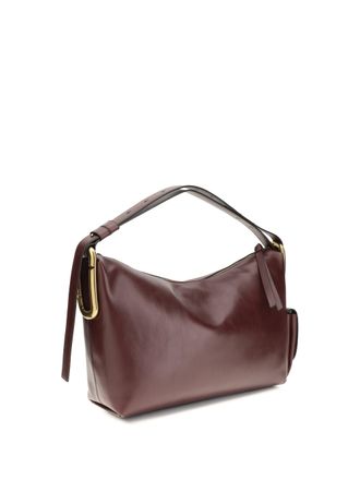 Marc Jacobs Womens Shoulder Bag Juliette Dark Port Calf Leather Handbags Hand