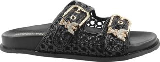 Patrizia Pepe Femme, Chaussures, Noir, Taille: 35 EU Tongs