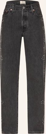 Levi's Straight Jeans 501 90s Mit Nieten schwarz