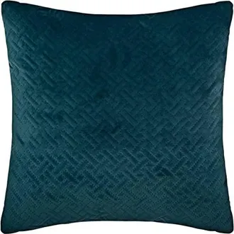 Atmosphera Atmosphera - Coussin Dolce - Velours - Bleu Canard - 40x40 cm