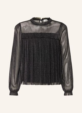 s.Oliver S.Oliver Red Blusenshirt Mit Glitzergarn schwarz