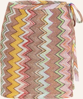 Missoni Wickelrock Mit Glitzergarn braun