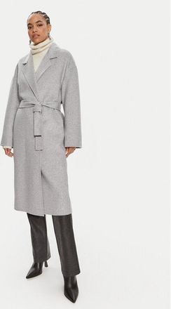 Calvin Klein Wollmantel K20K207089 Grau Oversize