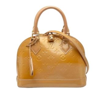 Louis Vuitton Pre-owned Alma BB Monogram Vernis Patent 2way Bag - - Pre-owned - Damen - Beige - ONE SIZE