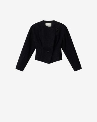 Isabel Marant Wolljacke Suna - Damen - Schwarz - Gr&ouml;&szlig;e 34 - Isabel Marant