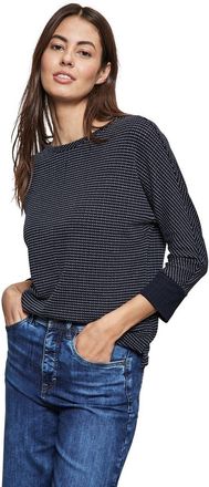 Street One Strukturshirt im Strick-Look