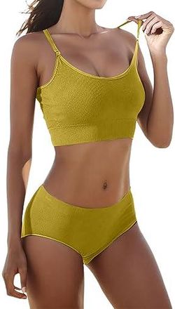 Generic Ensemble sous Vetement Femme Ensemble Lingerie Confortable Classique Soutien-Gorge Push-Up Uni + String - Dentelle Fine, Look Minimaliste Et S&eacute;duisant
