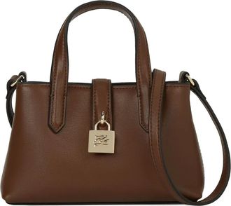 Karl Lagerfeld mini sac porté épaule K/Autograph - Marron