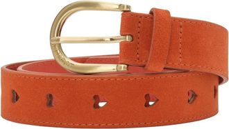 Fab By Fabienne Chapot Fabienne Chapot, Femme, Accessoires, Orange, Taille: 105 CM Cut It Out Heart Belt Suede