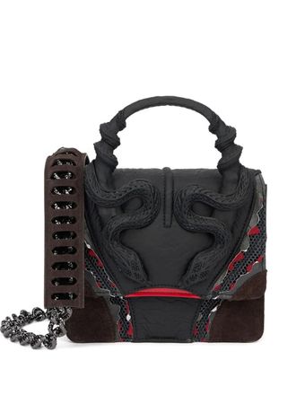 Roberto Cavalli sac port&eacute; &eacute;paule &agrave; ornements - Noir