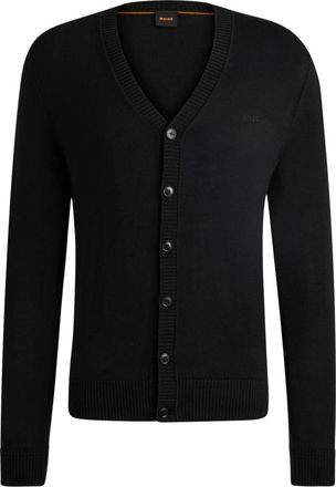 HUGO BOSS Avac CD Cardigan - - Knitwear - Herren - Schwarzk - L