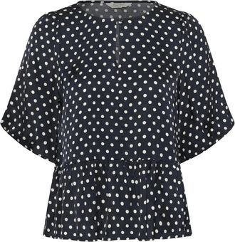 Part Two Femme, Blouses et Chemises, Bleu, Taille: 44 FR After Midnight Dot Blouse
