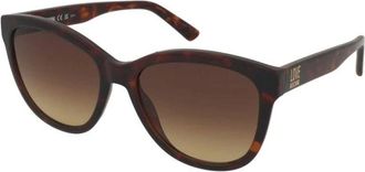 Love Moschino unisex, Accessoires, Brun, Taille: 55 MM Lunettes de soleil