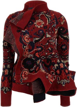 sacai Cardigan - Rot