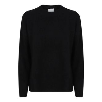 Allude RD Pullover - - Knitwear - Damen - Schwarzk - M