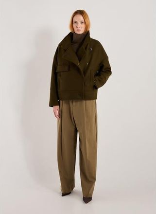 Trench & Coat Manteau Mably oversize en laine vierge m&eacute;lang&eacute;e