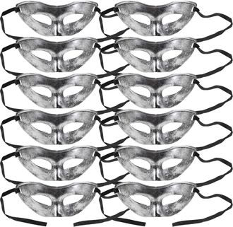 Valiclud 15st&uuml;cke Halbmaske F&uuml;r Maskenb&auml;lle Aus Leichten Materialien F&uuml;r Halloween Und Partys Elegante Augenmaske Im Vintage-Stil F&uuml;r Damen Und Herren