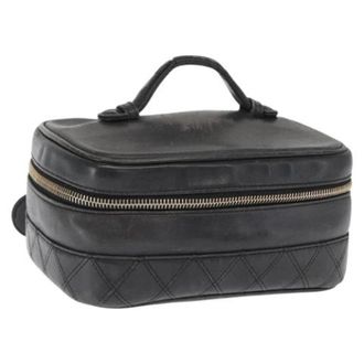 Chanel Sac &agrave; main vintage Pre-owned - Femme - Pre-owned - Noir - Taille: ONE Size
