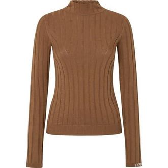 Pepe Jeans London Izabel Turtleneck Tricots, Marron (Stowe Beige), S Femme