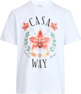 Casablanca T-shirt imprim&eacute; en coton