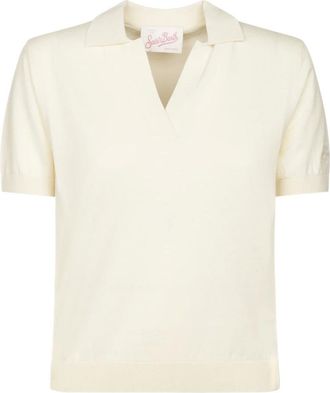 MC2 Saint Barth Femme, Pulls, Beige, Taille: 38 FR Evonne Polo