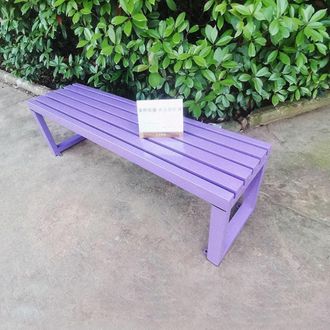 Generic Gartenbank Metall Wetterfest Sitzbank für Sitzer, Gartenmöbel bis 400kg belastbar, für Garten, Balkon, Terrasse, Außenbereich,N(Size:150 * 40 * 45cm,C