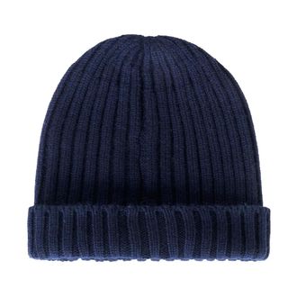 Fedeli Homme, Accessoires, Bleu, Taille: ONE Size Bonnet en cachemire