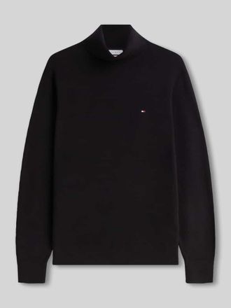 Tommy Hilfiger Regular Fit Rollkragenpullover aus Baumwoll-Kaschmir-Mix