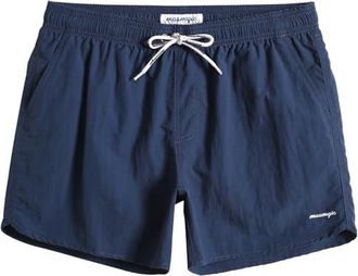 Maamgic Homme Short de Bains Maillot de Bain Garcons Pants Court de Sport S&eacute;chage Rapide Couleur Unie,Bleu Copenhague,XXL