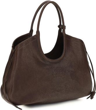 Miu Miu Ivy Shoulder Bag - Brown