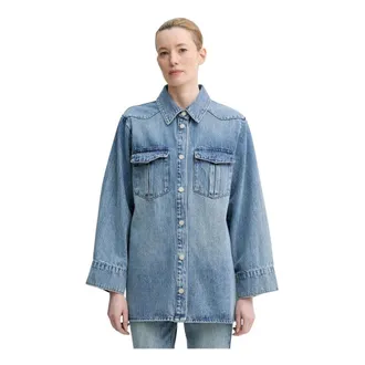 Gestuz Damen, Blusen & Hemden, Blau, MGr&ouml;&szlig;e